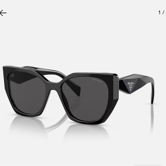 Prada | Accessories | Prada Black Oversized Square Sunglasses | Poshmark